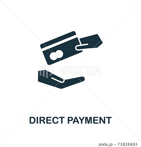 Direct Payment icon. Simple illustration from...のイラスト素材 [73826893] - PIXTA