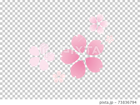 Spring material 9 Sakura material - Stock Illustration [73836794] - PIXTA
