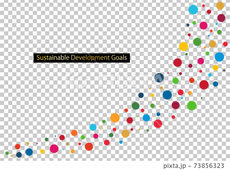 SDGs RGB designated color (with swatch) dot line - Stock Illustration ...