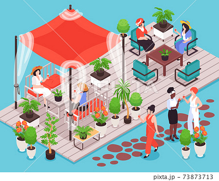Women Isometric Illustrationのイラスト素材 [73873713] - PIXTA