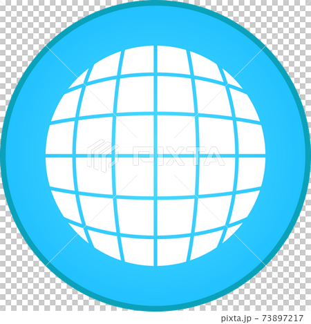 Simple earth icon - Stock Illustration [73897217] - PIXTA