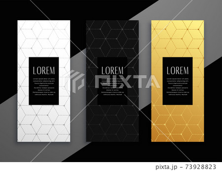 premium vertical menu card banner template designのイラスト素材 [73928823] - PIXTA