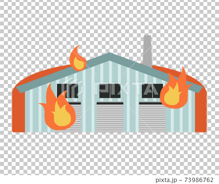 Factory fire - Stock Illustration [73986762] - PIXTA