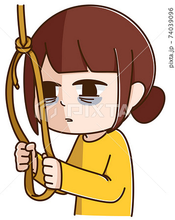 自殺願望・うつ症状のイラスト素材 [74039096] - PIXTA