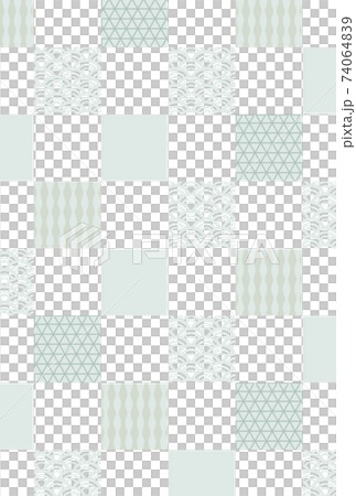 Checkered pattern-Japanese style light blue... - Stock Illustration ...