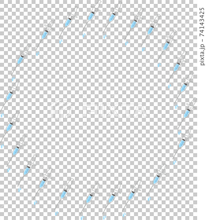 Syringe round frame - Stock Illustration [74143425] - PIXTA