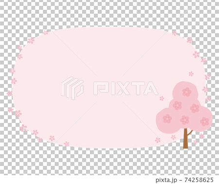 Material-Sakura text space 6 - Stock Illustration [74258625] - PIXTA