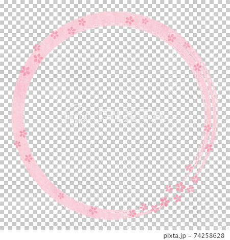 Material-Sakura Frame 1 Tech - Stock Illustration [74258628] - PIXTA