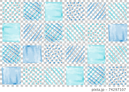 Beautiful square blue watercolor background... - Stock Illustration ...