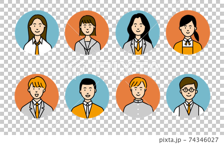 Student circle icon in uniform - Stock Illustration [74346027] - PIXTA