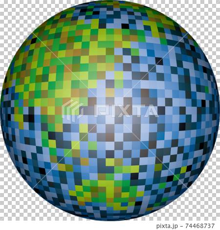 Mosaic earth - Stock Illustration [74468737] - PIXTA