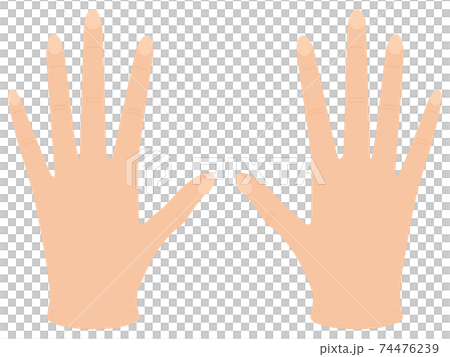 Hand of the hand - Stock Illustration [74476239] - PIXTA