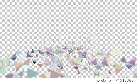 CG pyramid Many rolling triangular pyramids - Stock Illustration ...