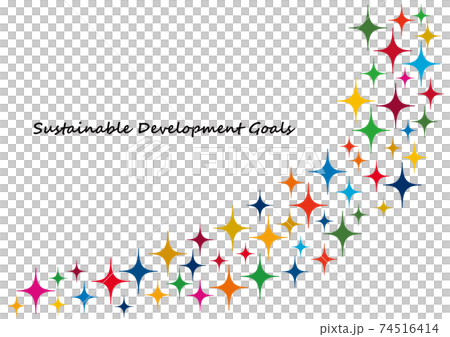 SDGs CMYK designated color (with swatch) Cross... - Stock Illustration ...