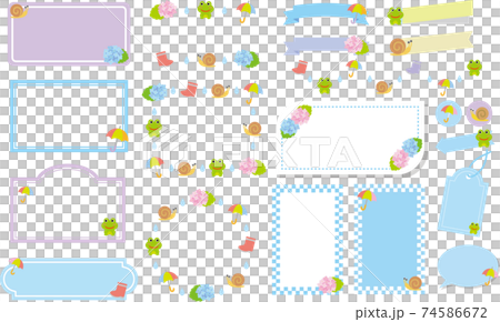 June frame frame set - Stock Illustration [74586672] - PIXTA