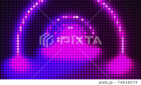 LED screen dots abstract background, 3d...のイラスト素材 [74638074] - PIXTA