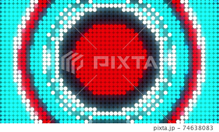 LED screen dots abstract background, 3d...のイラスト素材 [74638083] - PIXTA