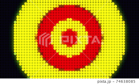 LED screen dots abstract background, 3d...のイラスト素材 [74638085] - PIXTA