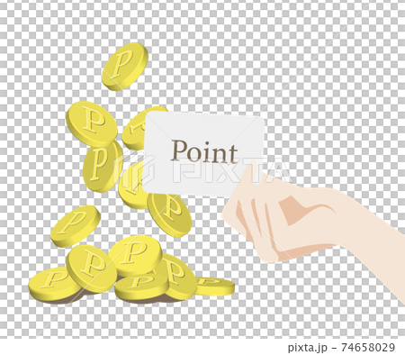 Image illustration material to collect points... - Stock Illustration ...