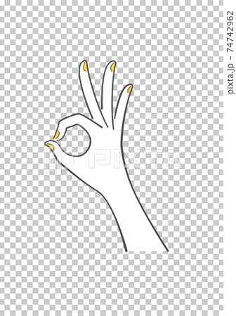 Good sign hand - Stock Illustration [74742962] - PIXTA