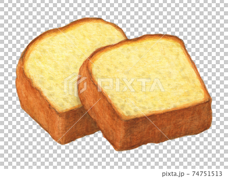Simple pound cake hand-painted watercolor... - Stock Illustration ...