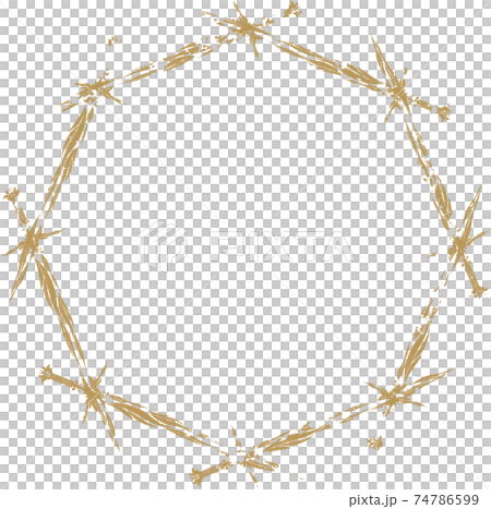 Round frame made of old sword - Stock Illustration [74786599] - PIXTA