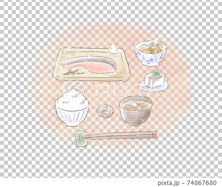 Illustration of healthy Japanese rice - Stock Illustration [74867680 ...