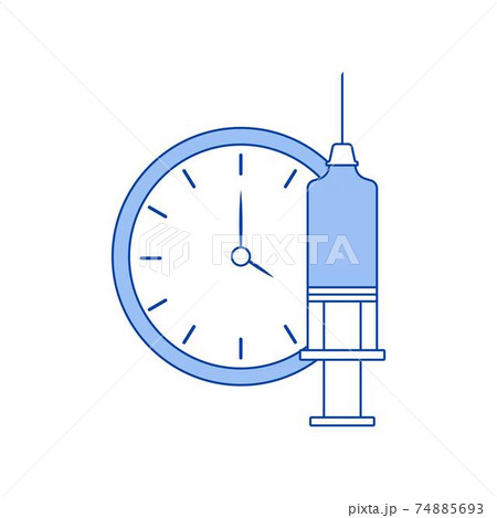 Time to vaccinate iconsのイラスト素材 [74885693] - PIXTA
