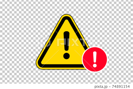 [Pictogram] Warnings and error marks - Stock Illustration [74891154 ...