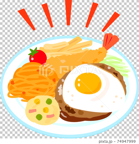 Assorted Western dishes - Stock Illustration [74947999] - PIXTA