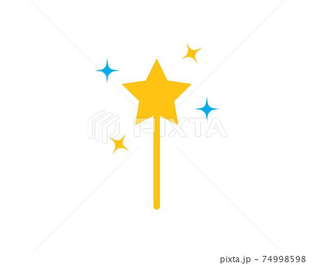 magic Star Logo Template vector icon illustrationのイラスト素材 [74998598] - PIXTA