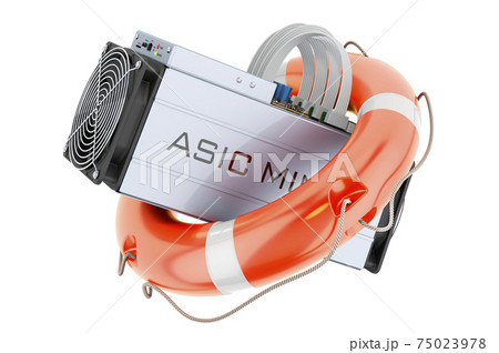 ASIC miner, 3D renderingのイラスト素材 [75023978] - PIXTA