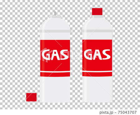 Vector illustration of gas can gas cylinder - Stock Illustration ...