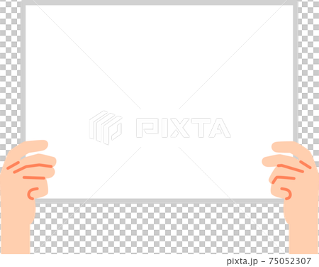 Hand with flip - Stock Illustration [75052307] - PIXTA