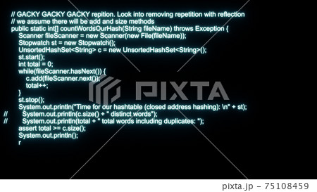 3d rendered illustration of Java Coding 01のイラスト素材 [75108459] - PIXTA