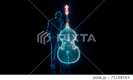3d rendered illustration of the musician...のイラスト素材 [75108564] - PIXTA