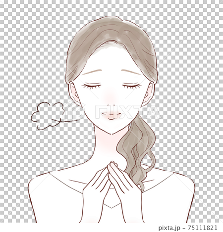 Reassuring woman - Stock Illustration [75111821] - PIXTA