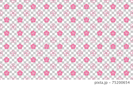 Japanese pattern material Kikyo seamless... - Stock Illustration ...