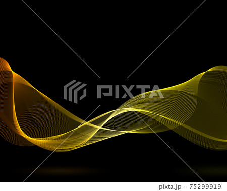 Wavy abstract background in two colors.のイラスト素材 [75299919] - PIXTA