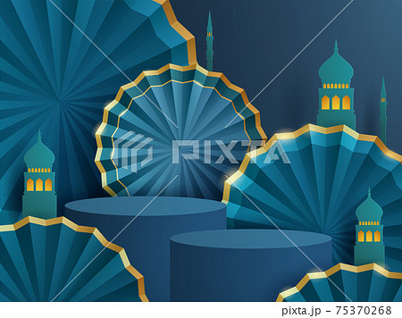 3D illustration of classic blue theme product...のイラスト素材 [75370268] - PIXTA