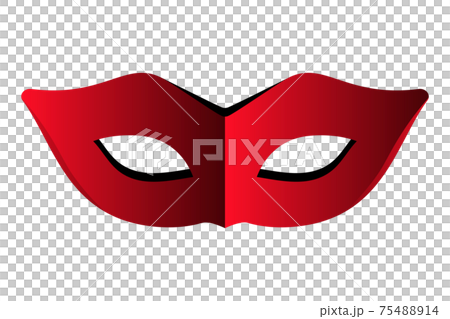 Red mask - Stock Illustration [75488914] - PIXTA