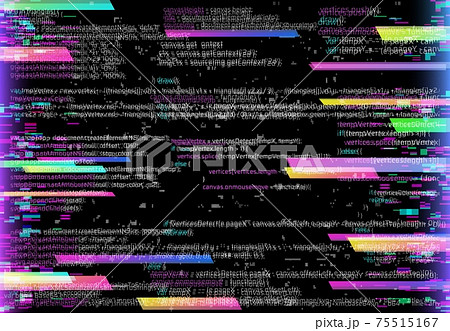 Computer glitch, program bug or error backgroundのイラスト素材 [75515167] - PIXTA