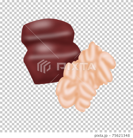Liver stab and milt (without main line) - Stock Illustration [75621348 ...