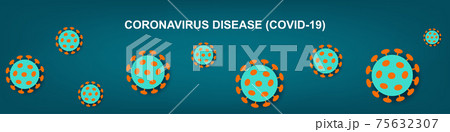 Wuhan novel respiratory coronavirus 2019-nCoV...のイラスト素材 [75632307] - PIXTA