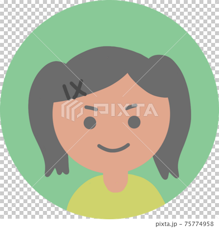 Loose and cute female icon 17 - Stock Illustration [75774958] - PIXTA
