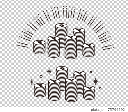 Point Coin Accumulate Accumulate Illustration... - Stock Illustration ...