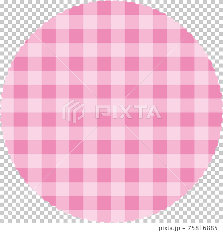 Check pink round shape - Stock Illustration [75816885] - PIXTA