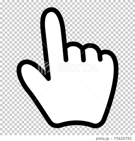 Index finger pointer - Stock Illustration [75820785] - PIXTA