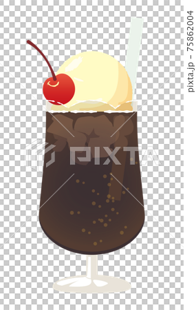 Coke float illustration - Stock Illustration [75862004] - PIXTA