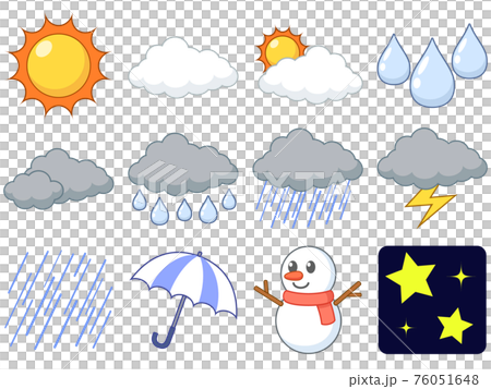 Weather mark set - Stock Illustration [76051648] - PIXTA